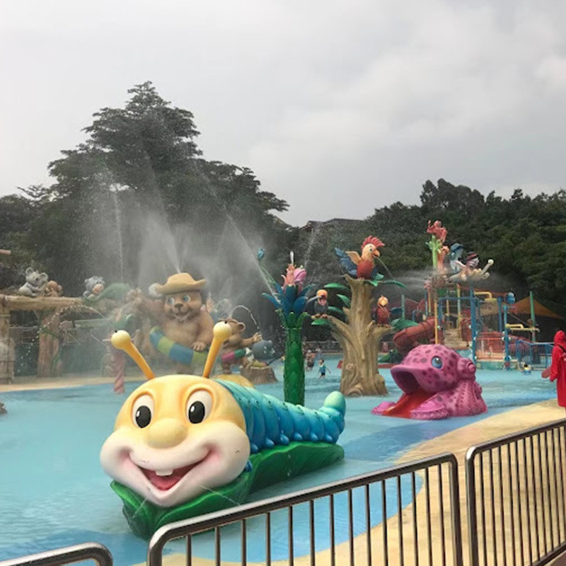 Unique Stainless Steel Outdoor Splash Pad Outdoor Water Playground Video