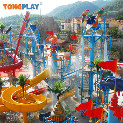 Kids Fibreglass Swimming Pool Slide Aquatic Adventure Playground ...